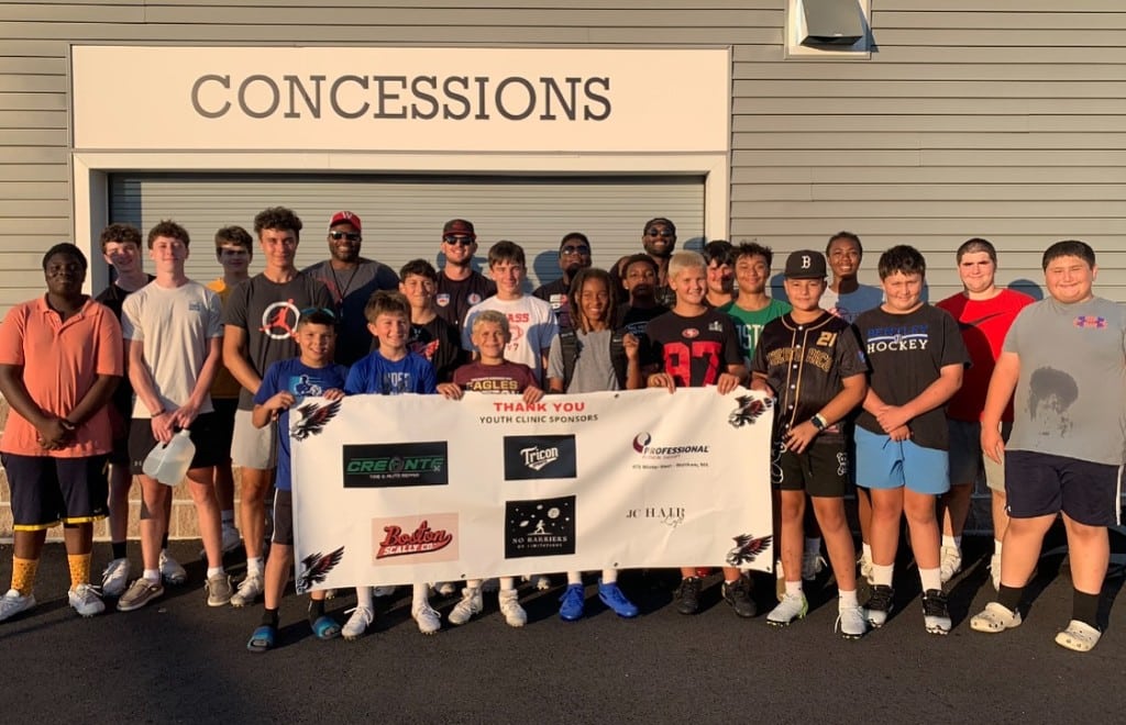 Waltham High football coach Sean Brackett hosts youth clinic at Leary ...