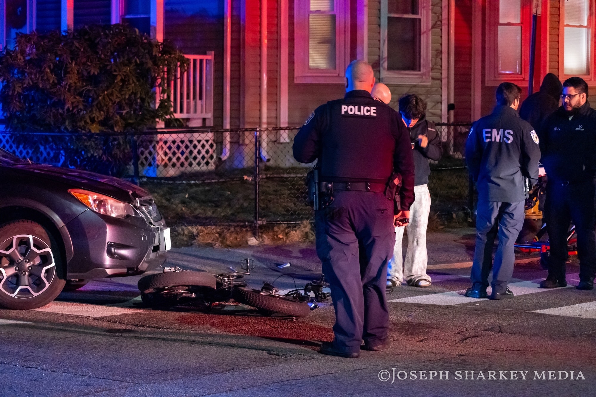 Car and electric bike crash at Lowell and Cushing streets – Waltham Times
