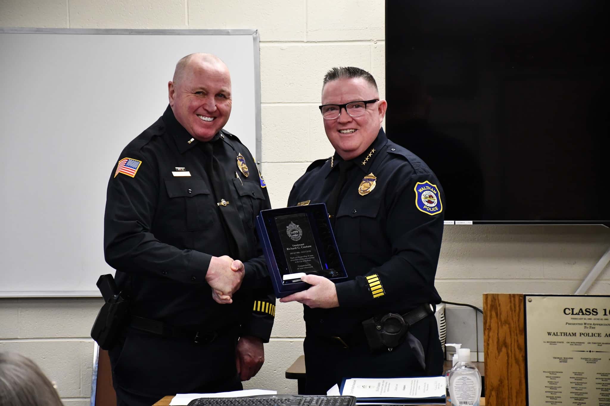 Lieutenant Richard Couture retires from Waltham Police – Waltham Times