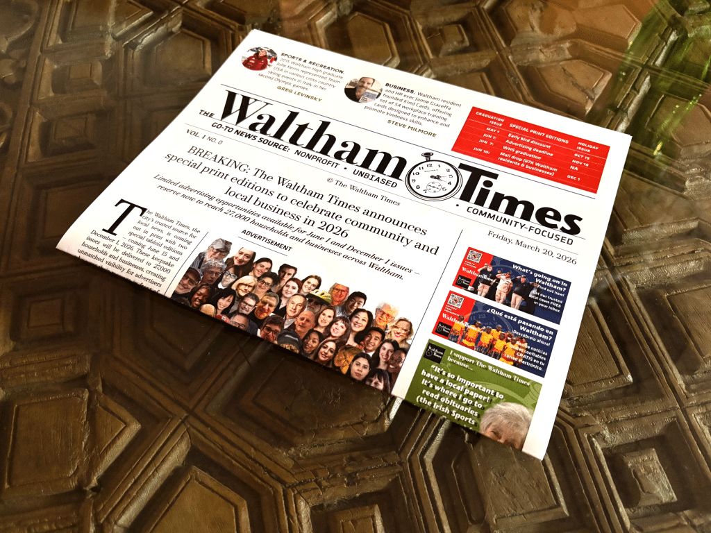 The Waltham Times announces special print editions – Waltham Times